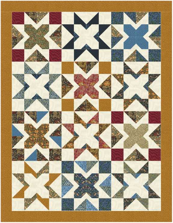 Morris Stars Quilt | modafabrics.com